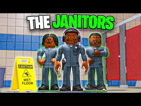 Trolling as a JANITOR In Roblox Fight in A School