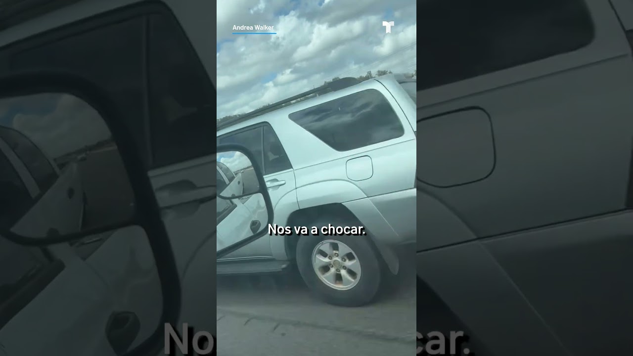 Hombre evita accidente al maniobrar para ayudar a un conductor que perdió el control