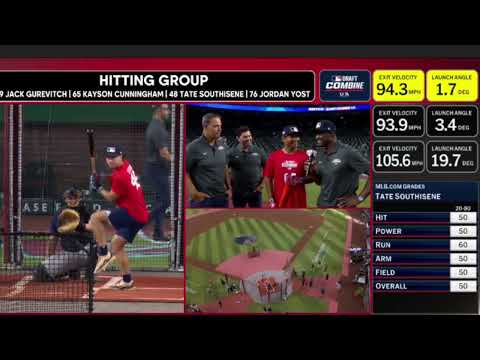 Tate Southisene Takes Batting Practice at 2025 MLB Draft Combine!