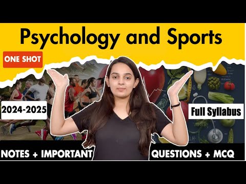 Psychology and Sports Class 11 | Psychology and Sports Class 11 Physical Education Chapter 6