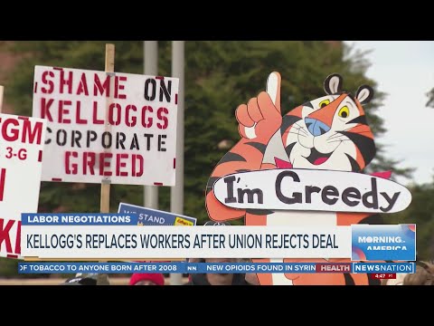 Kellogg's vows to replace striking workers | Morning in America