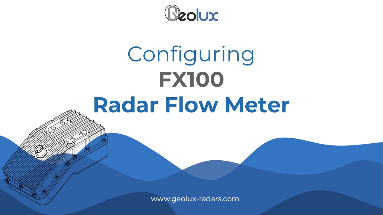 Configuring FX100 Radar Flow Meter