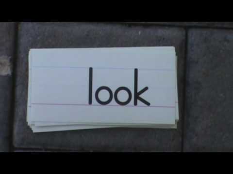 Sight Words Flash Card Method