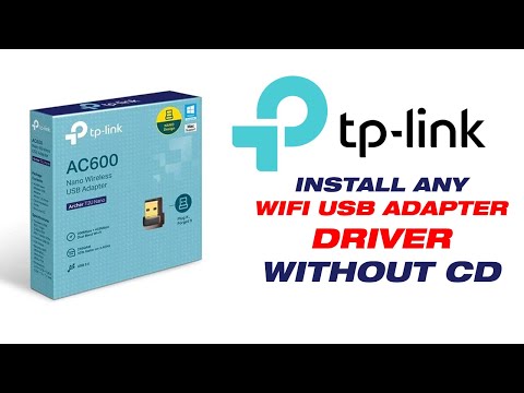 How To Download & Install TP Link Wireless Adapter Driver Without CD | Any Wi-Fi Adapter Model