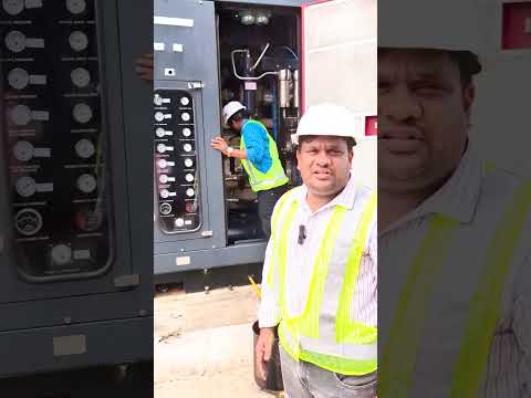 A Peak Into Our How Our Compressors Work At Our Megha Gas Mother Station - MCGDPL