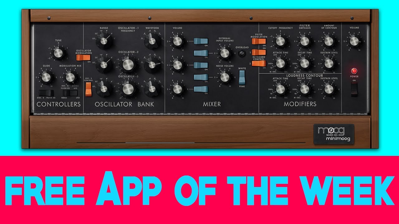 Minimoog Model D - Free App of the Week