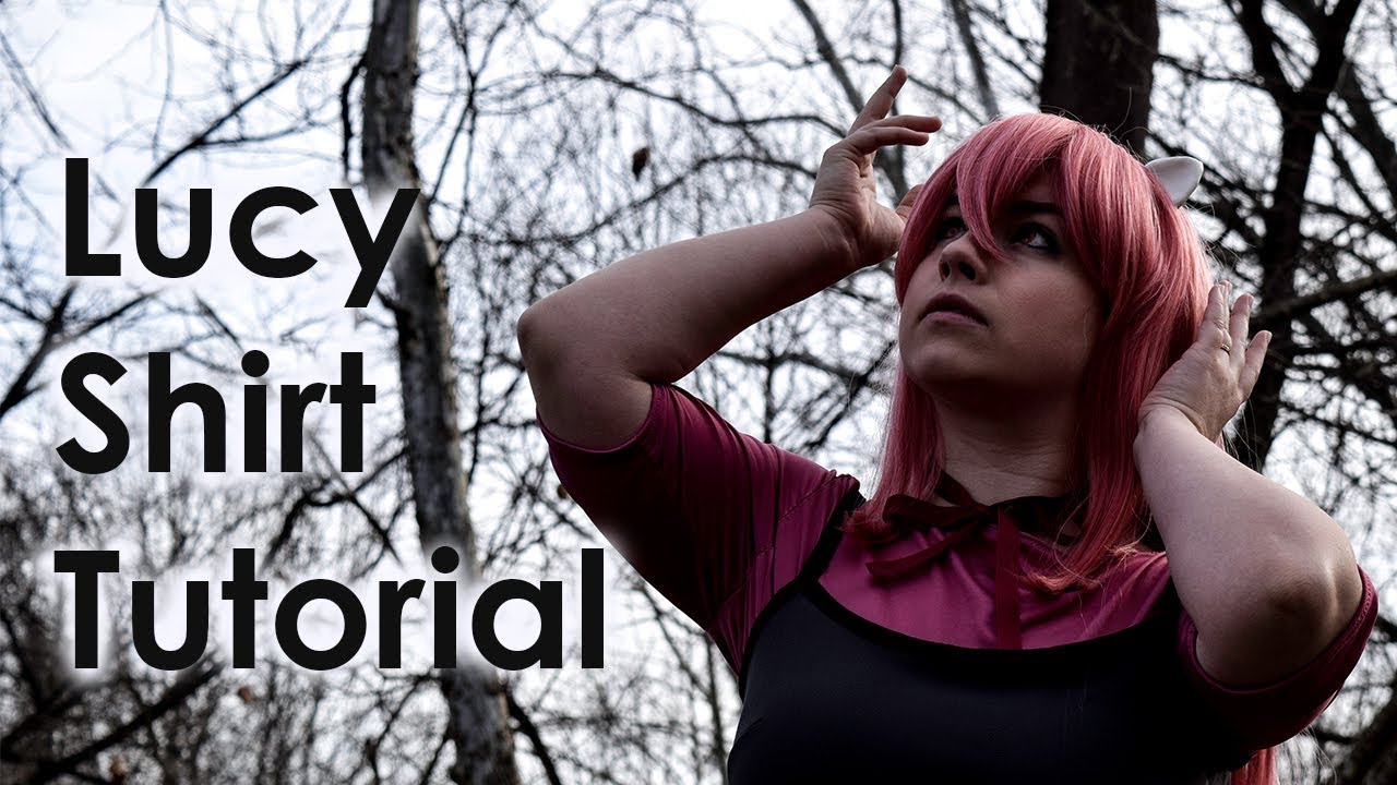 Lucy/Nyu [Elfen Lied] Cosplay Tutorial Part 1: Shirt