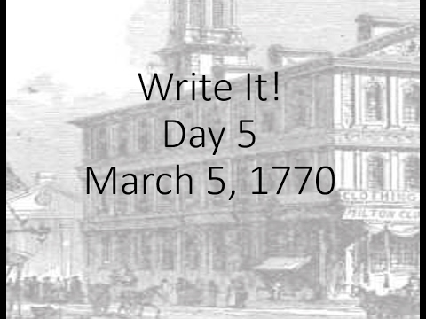 Write It! - Crispus Attucks