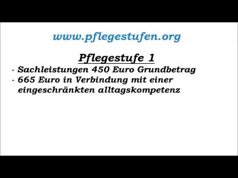 Pflegestufe 1 - Informationen