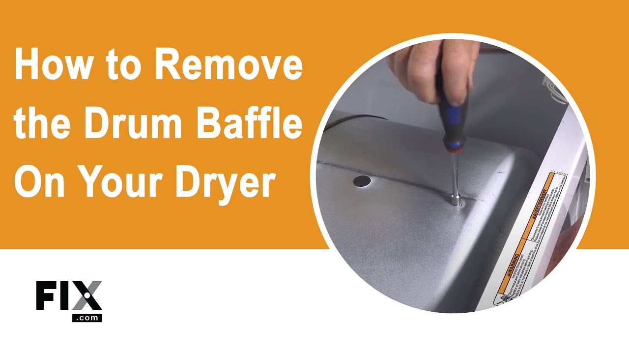 How to Fix the Drum Baffles for a Noisy Dryer - Fix.com