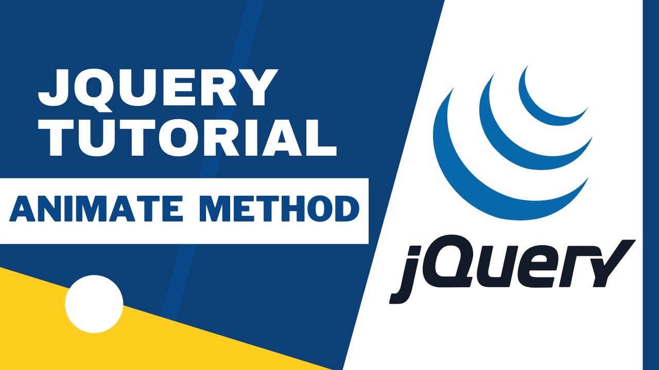 JQuery Animate Method |  jQuery Tutorial For Beginners