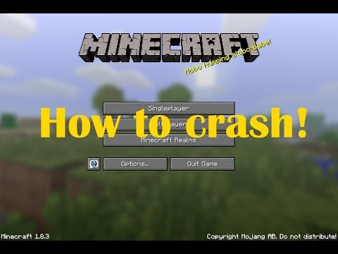 Steam Community :: Video :: 10 Ways To Crash Minecraft