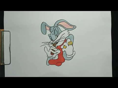 How to Draw Gangster Bugs Bunny Step by Step – I'm Youtuber – Follow my ...