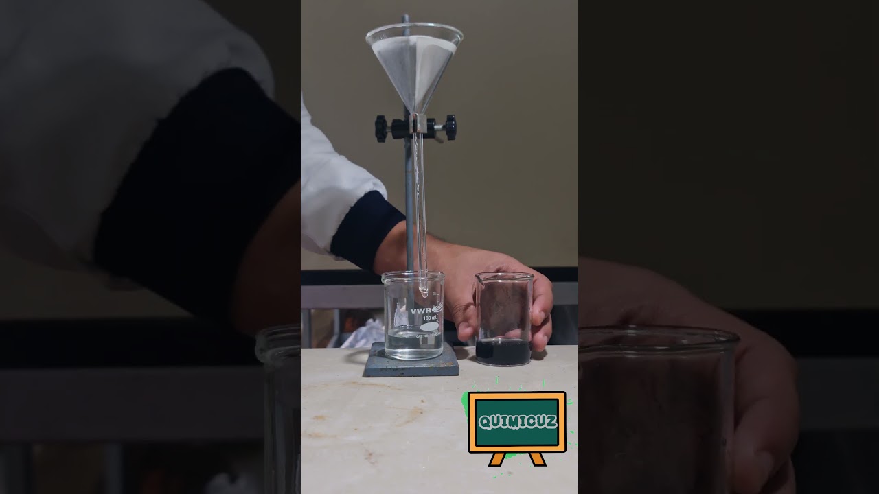 Filtration: the basic technique for separating mixtures #chemistry #mixture