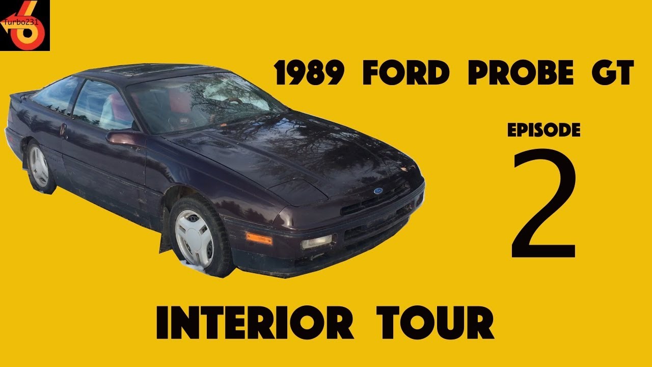 Interior Tour of the 1989 Ford Probe GT - P2