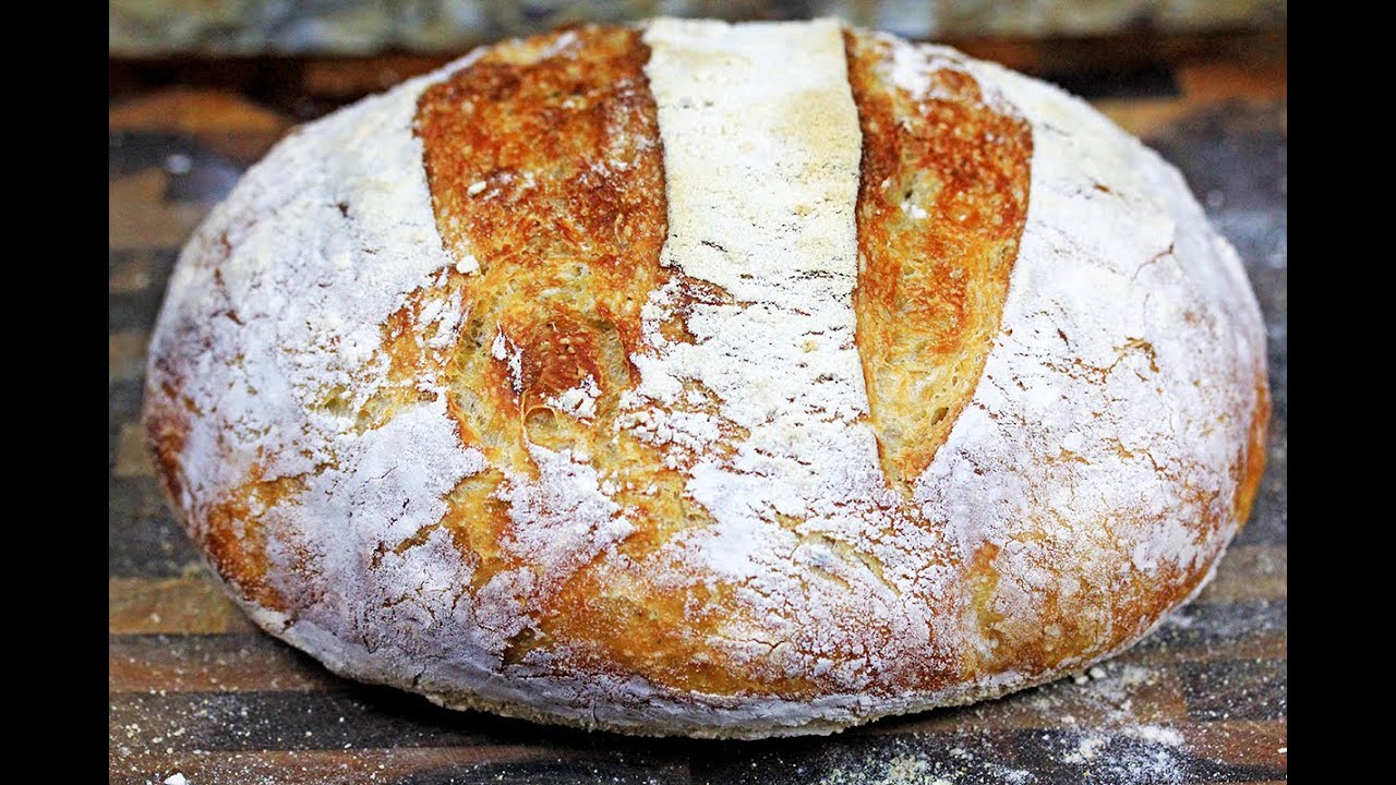 Crusty No-Knead Artisan Bread | How to make no-knead bread