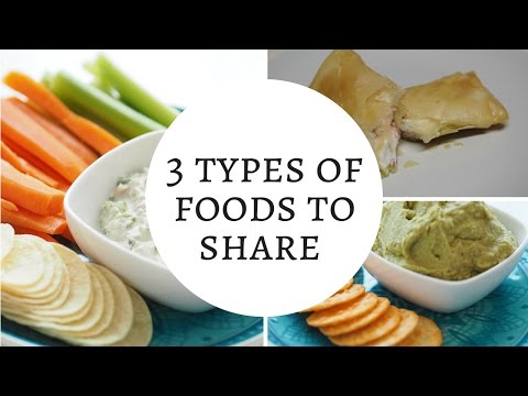 3 Types of finger foods