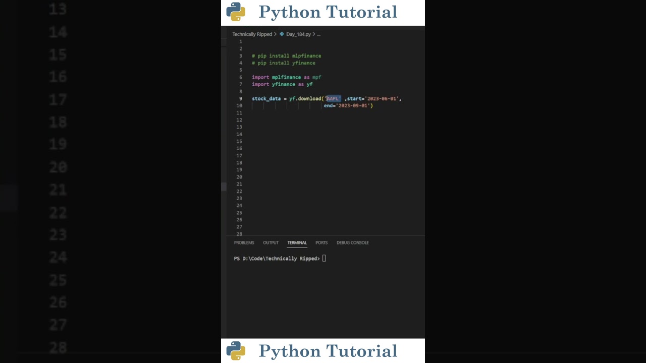 Creating Candlestick Charts With Python | Python Tutorial