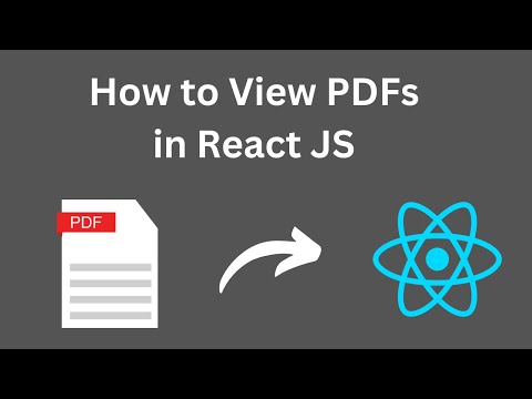 How to View PDFs in React JS with React PDF Viewer