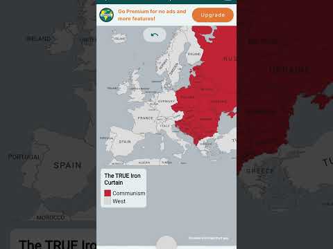 The True Iron Curtain #shorts #europe #history #mapping