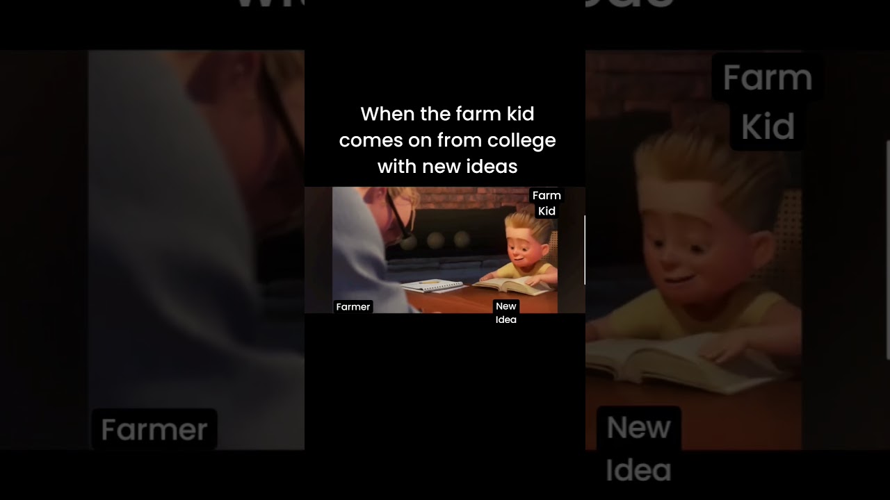 Farm kids and new ideas #memes #funny #farmlife