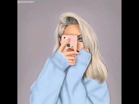 beautiful & cute cartoon girl pictures for profile or wallpapers || cartoon girl pictures