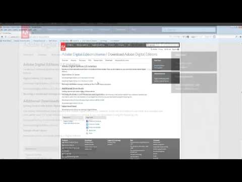 Getting an Adobe ID and Adobe Digital Editions to read eBooks at JCU