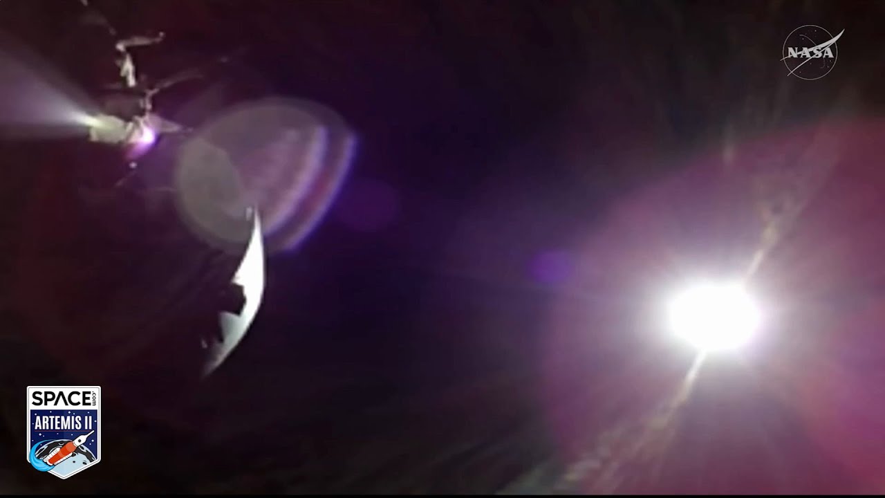 Wow! Artemis 2 crew sees solar eclipse during trip around the moon