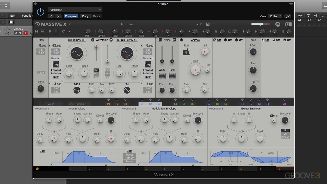 Phase Modulation in MASSIVE X