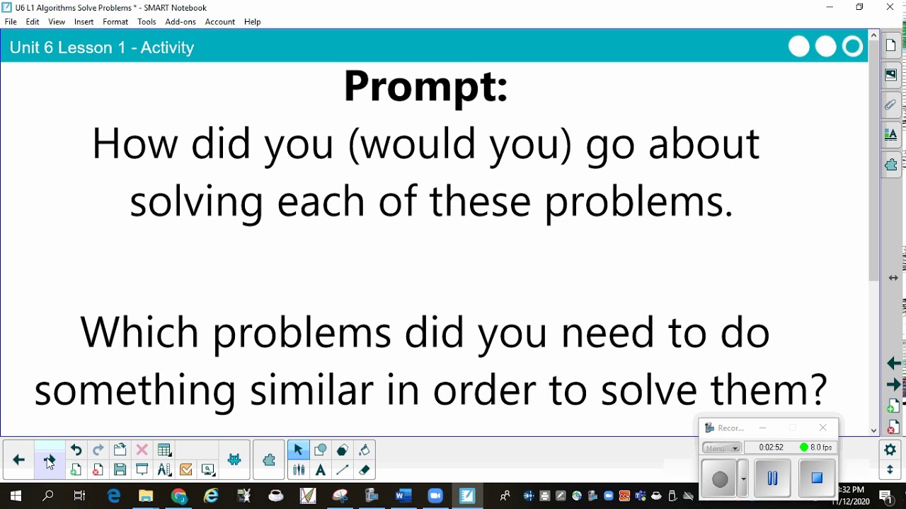 AP CSP U6 L1 Algorithms Solve Problems