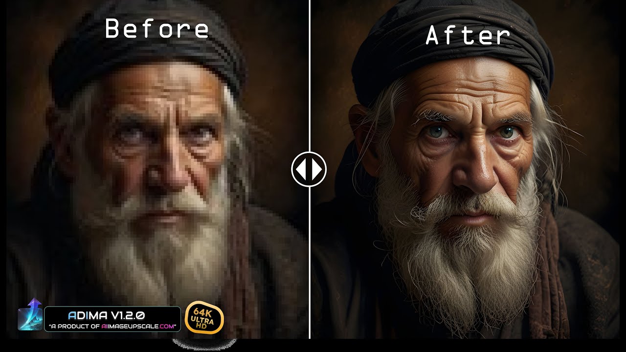 Before And After Images Upscaled By Adima AI Image Upscaler .