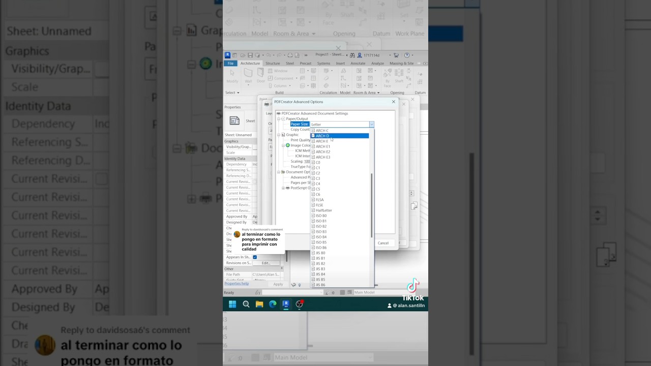 🟠How to print a plan in #Revit with the best quality #architecture #autodeskrevit #3dmodeling