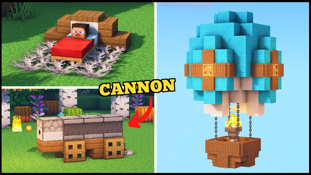 Minecraft: 7+ SECRET Build Hacks and Ideas - Minecraft Builders