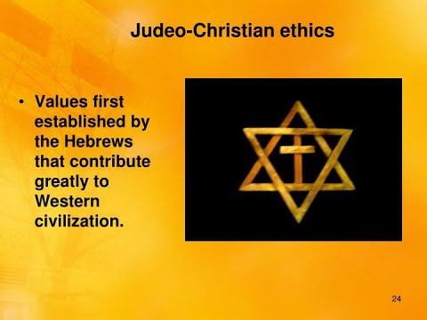 Judeo-Christian ethics