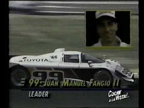 Juan Manuel Fangio II en el Toyota WFO 1991