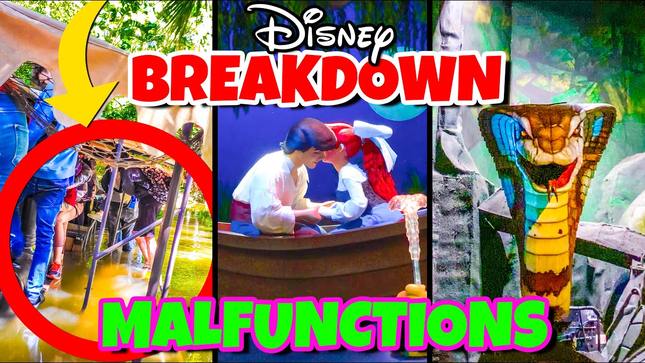 MyDisneyFix | Top 10 Disney Fails, Ride Breakdowns & Malfunctions Pt 3 ...
