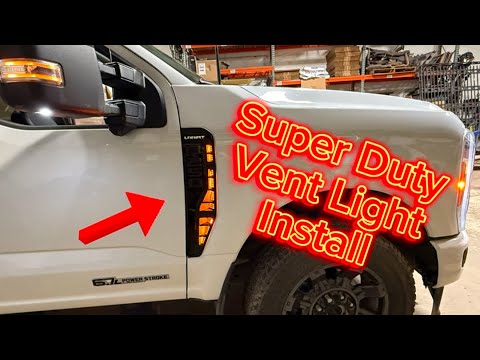 2023-2024 Ford Super Duty Vent Light Install β
Perfect Upgrade!