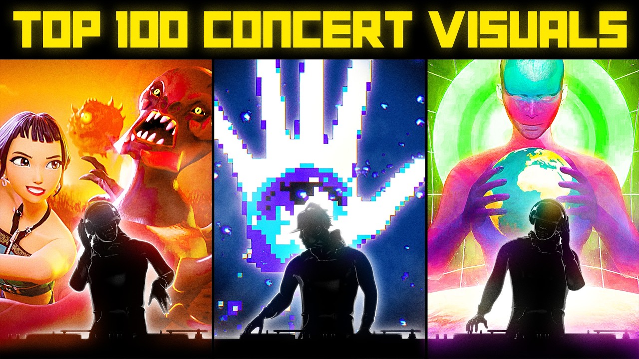 Top 100 VJ Loops Montage | Dream Sequence 3D Challenge