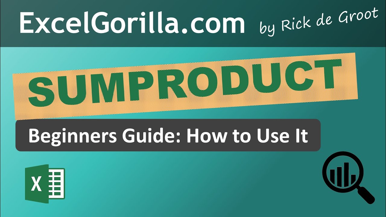 Beginners Guide: How to Use the SUMPRODUCT Function