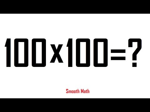 How much is 100x100 Sum | Youtube Calculator | Smooth Math