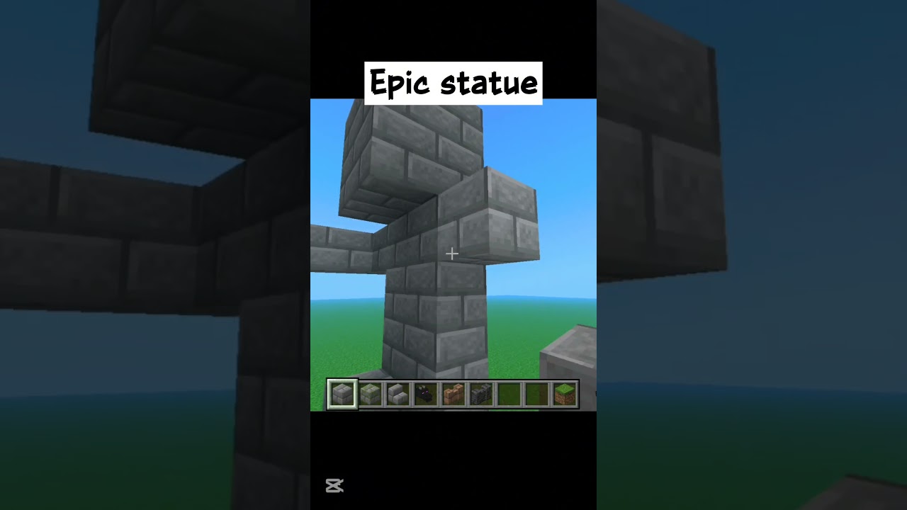 How to build a epic statue in #minecraft #minecrafttutorial #minecraftbuilding #shorts      I'm back