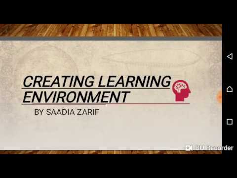 Creating Effective Learning Environment for Students