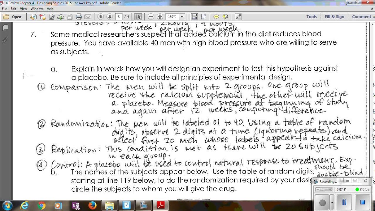 4 Tutorial   Review Chapter 4   Designing Studies