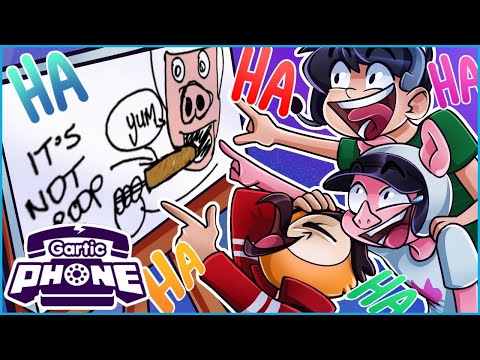 Gartic Phone is a game that reveals who your dumbest friends are...