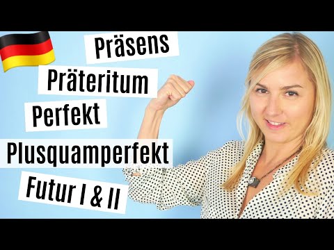 Perfektes Deutsch lernen│Grammatik: Alle Zeiten einfach erklärt! A2-B2