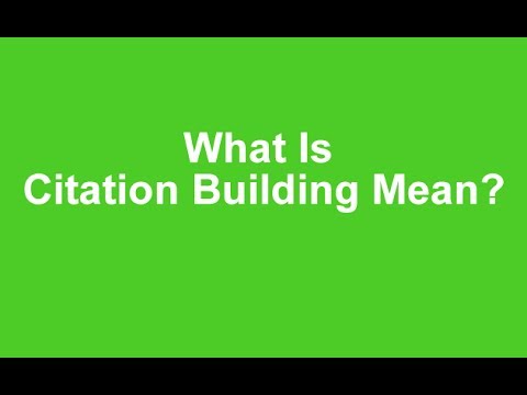 What Is Citation Building Mean? – Citation Builder Pro Blog