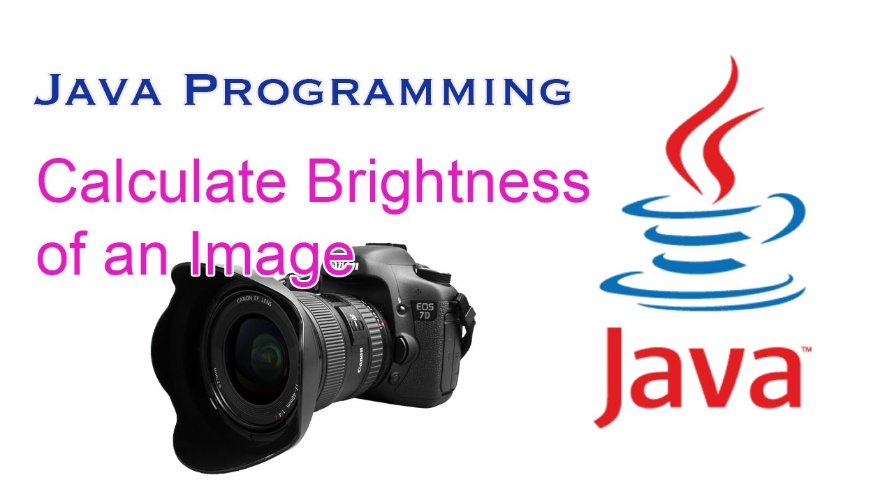 Java: Get Brightness of an Image