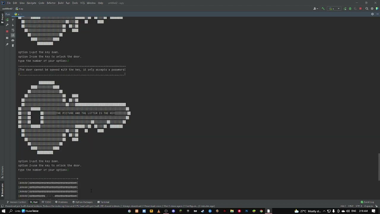simple escape room rpg in python