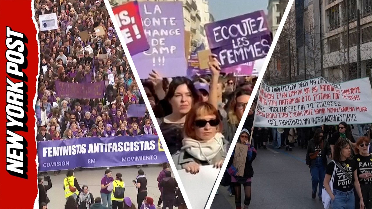Thousands Around the World Take Part in International Women's Day Marches