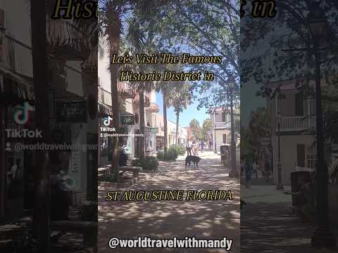 Let's Visit Historic St Augustine Florida ! #fulltimerv #worldtravelwithmandy #truckcamper #travel
